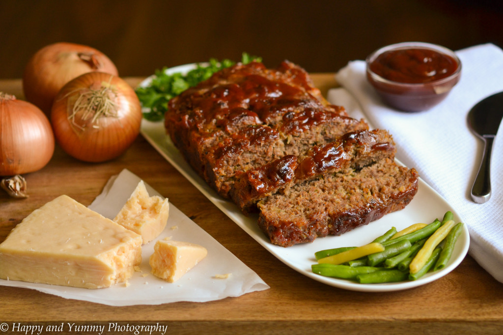 Cheesy Barbecue Meatloaf - Happy and YummyHappy and Yummy
